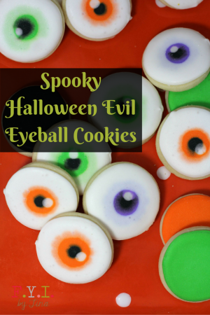 Spooky Halloween Evil Eyeball Cookies
