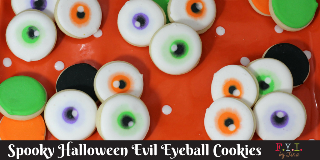 Spooky Halloween Evil Eyeball Cookies