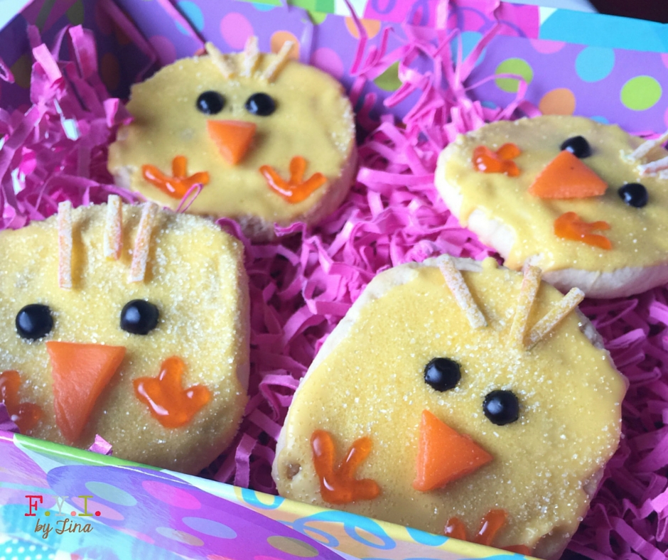 Easter Chick Cookies • FYI by Tina