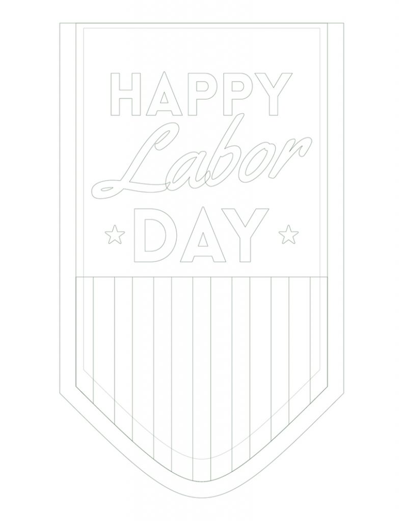 Labor Day Coloring Pages - Free Printable • FYI by Tina