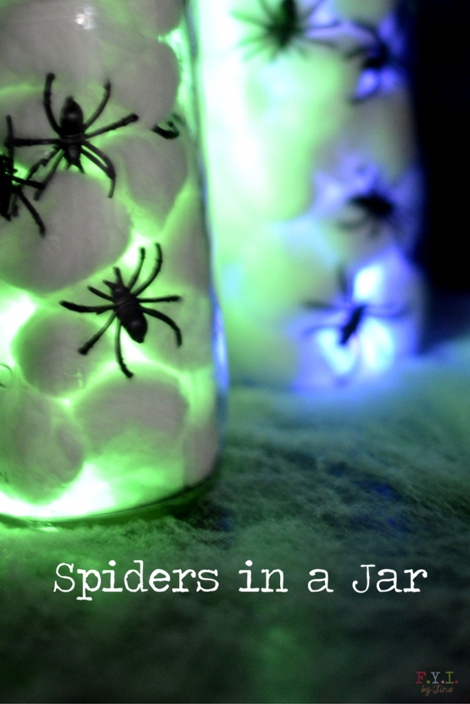 Glowing Spiders in a Jar • FYI by Tina