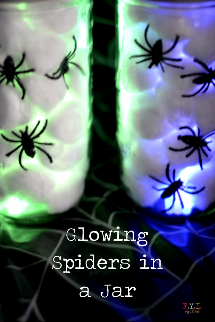 Glowing Spiders in a Jar • FYI by Tina