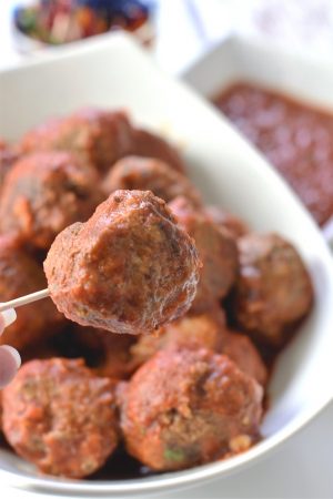 Spicy Meatballs Recipe • FYI by Tina